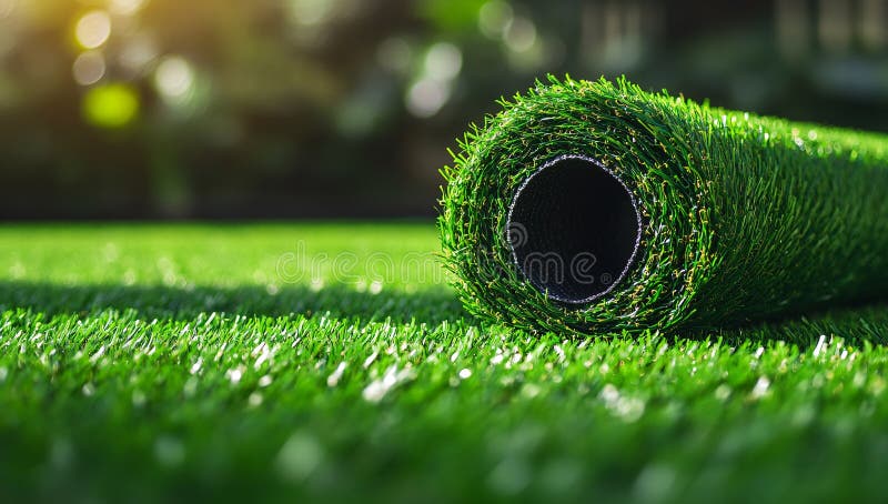 Rolled Artificial Turf Grass for Landscaping High Quality Image Stock ...