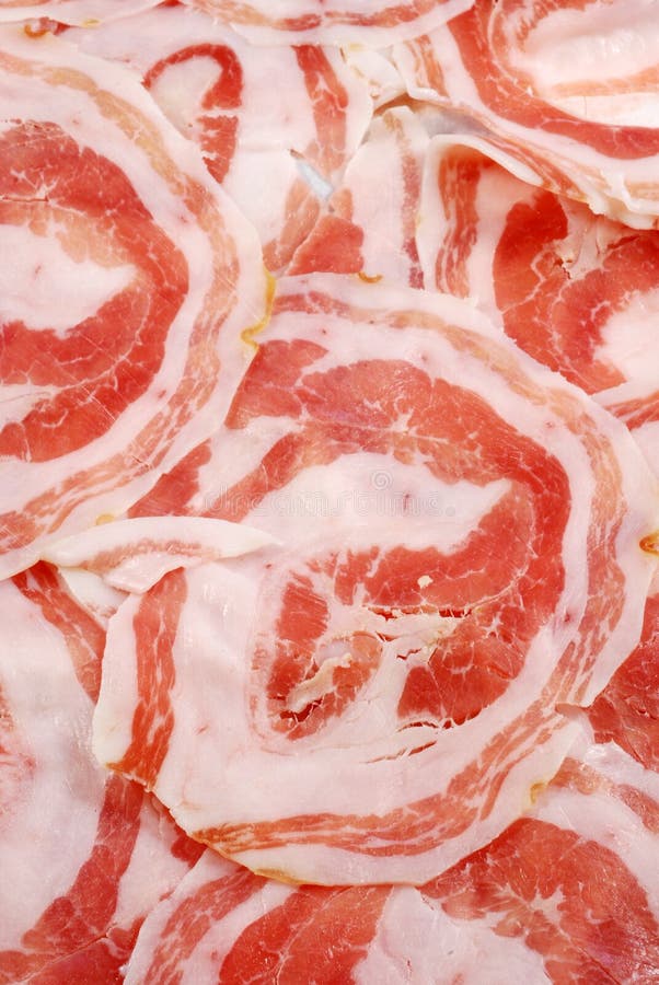 Rolled bacon stock photo. Image of wellness, gastronomy - 17294538