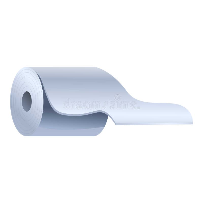 Rolled Blank White Paper Banner Stock Vector - Illustration of paper ...