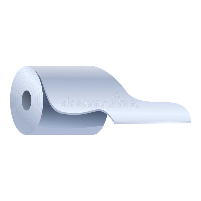 Rolled Blank White Paper Banner Stock Vector - Illustration of paper ...