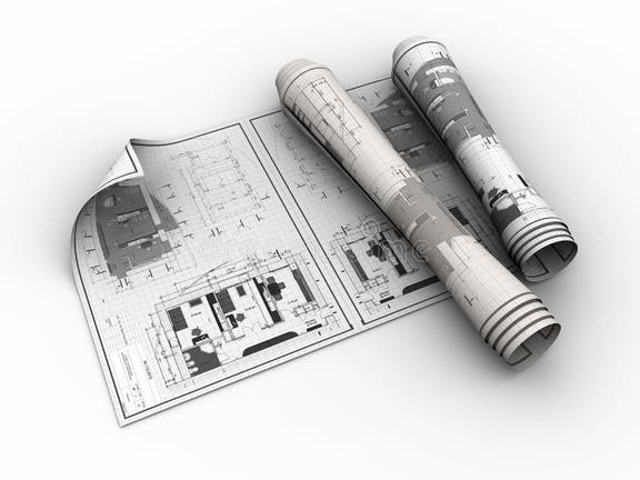 Rolled Plans Stock Illustrations – 1,652 Rolled Plans Stock ...