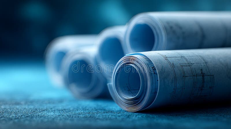 776 Rolled Technical Blueprints Stock Photos - Free & Royalty-Free ...