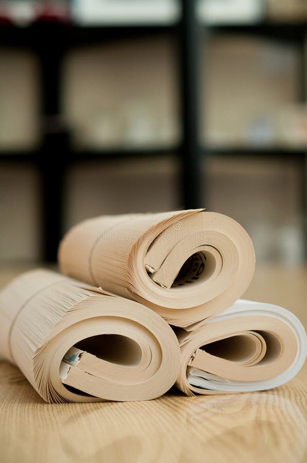 Rolled book stock image. Image of paper, idea, rolled - 33571453