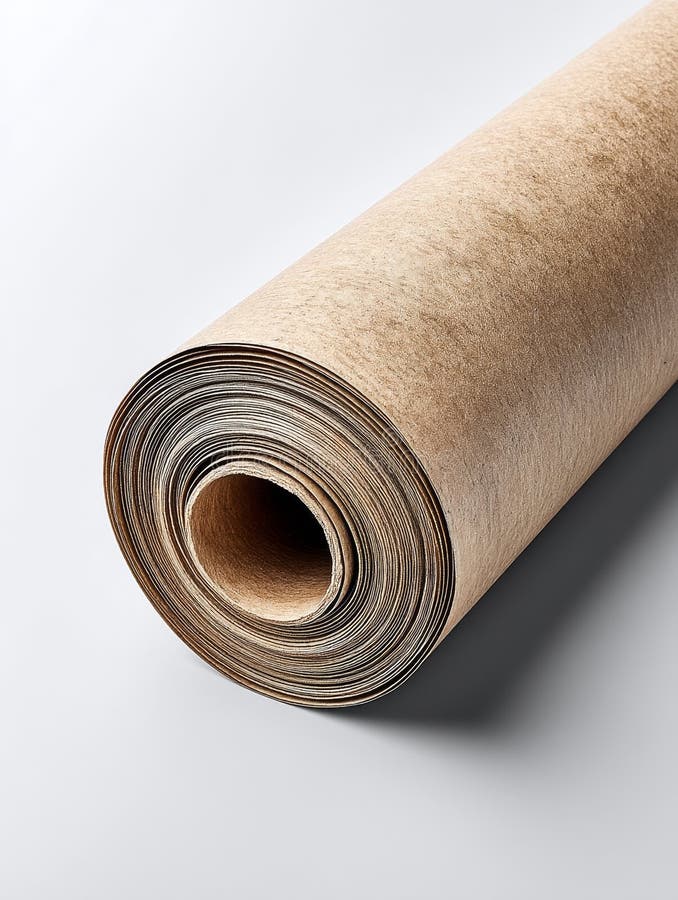 Rolled Brown Paper a Tightly Rolled Brown Paper Symbolizing Natural ...