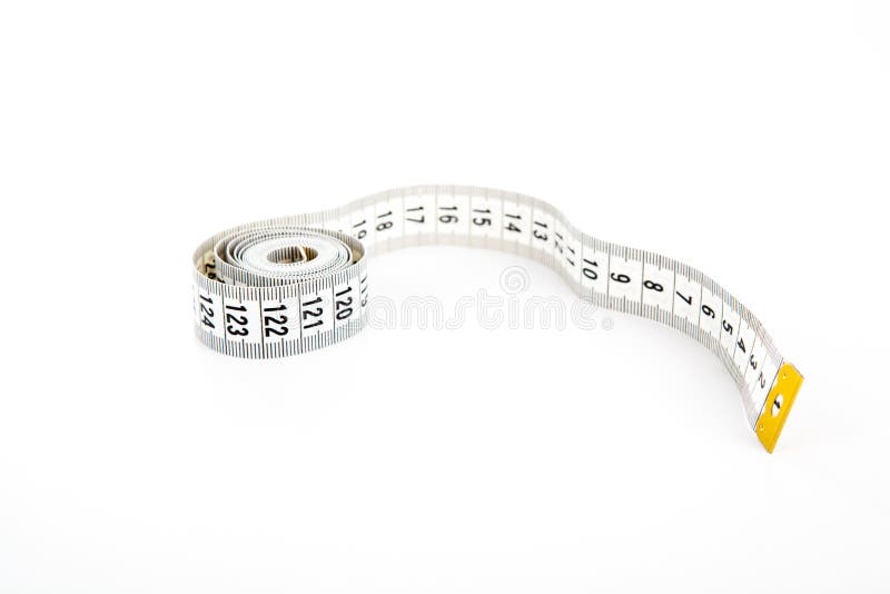 Rolled centimeter ruler stock image. Image of scale, white - 41216051