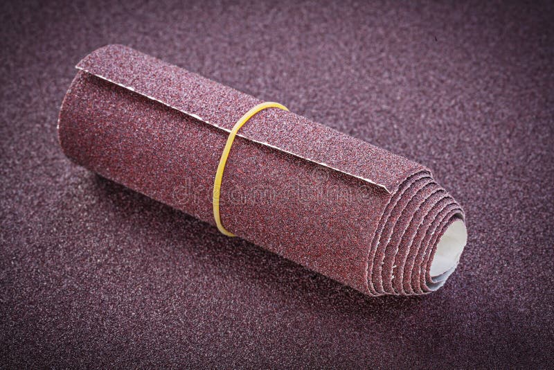 Emery Paper Abrasive Flap Wheels on Polishing Sheet Stock Image - Image ...