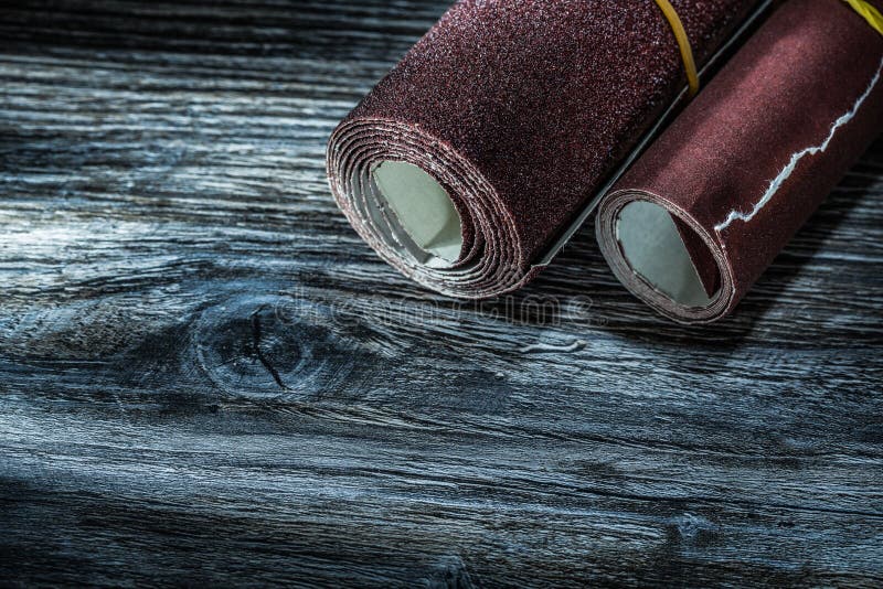 Emery Paper Flap Grinding Wheels on Polishing Sheet Stock Image - Image ...