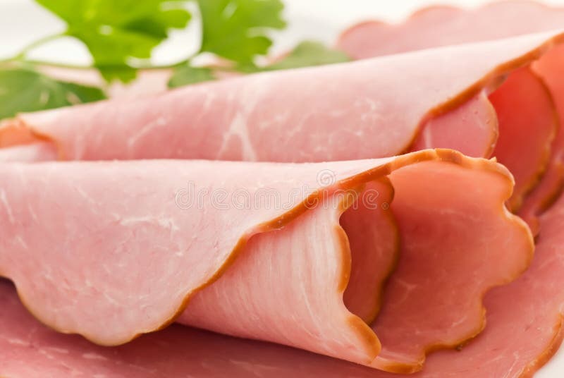Rolled gammon stock image. Image of delicious, cured - 17529623