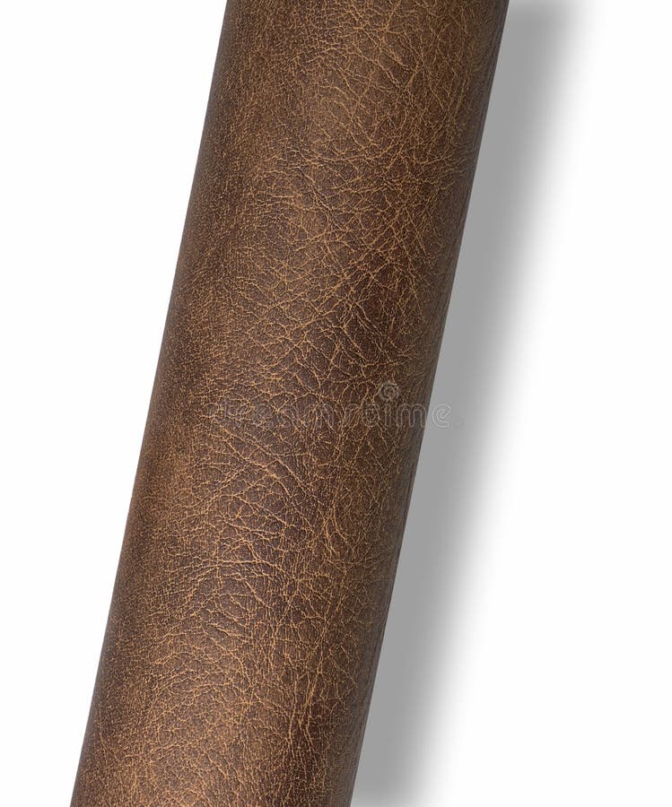Rolled Leather Textured Surface Stock Image - Image of design, coil ...