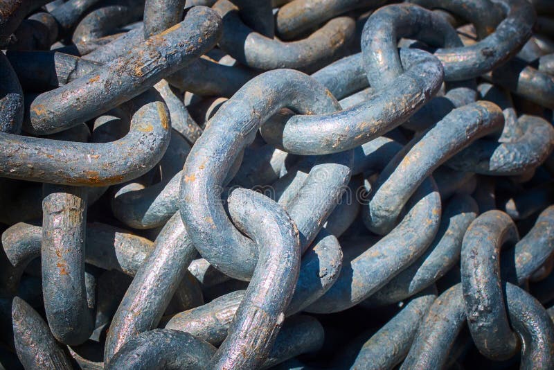 Rolled Chain-link Fence. Metal Mesh Netting Rolled into Rolls Stock ...