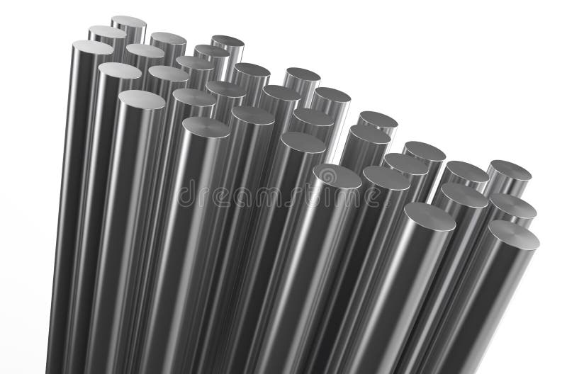 Metal iron rods stock illustration. Illustration of mining - 30641075