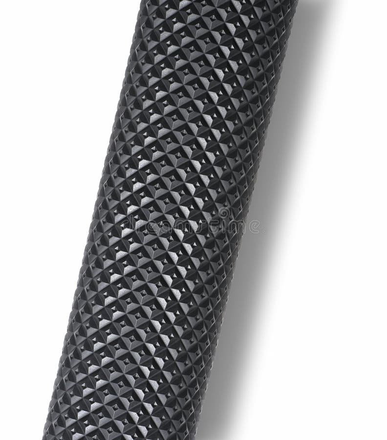 Rolled Modern Textured Black Surface Stock Photo - Image of tubular ...