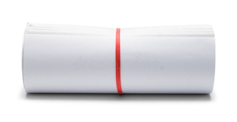 Rolled Newspaper Front stock image. Image of copy, single - 257970619