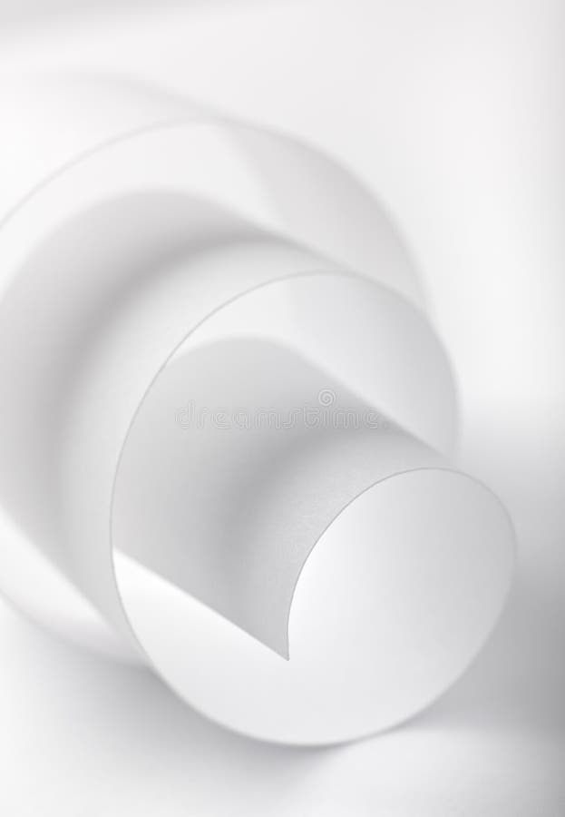 Old rolled paper stock image. Image of historic, color - 19456227