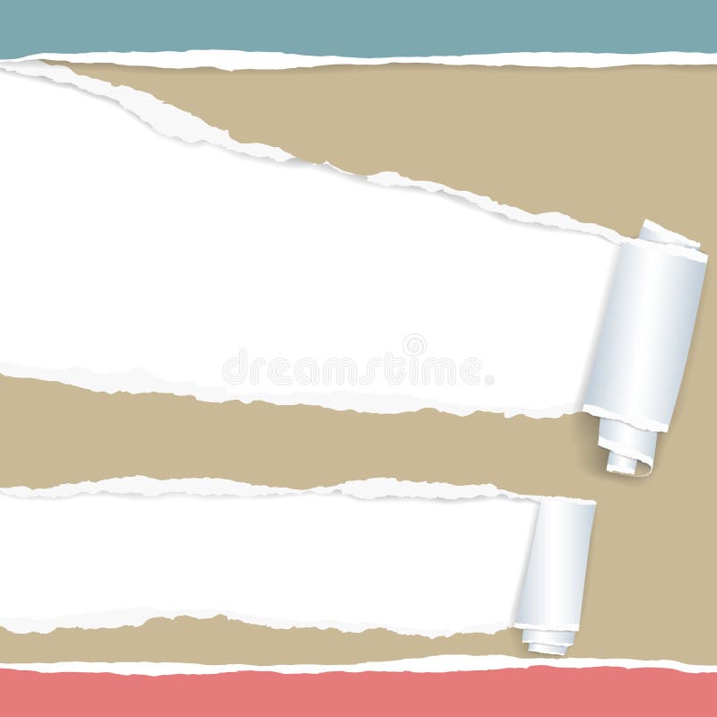Torn Paper Bottom Stock Illustrations – 138 Torn Paper Bottom Stock ...