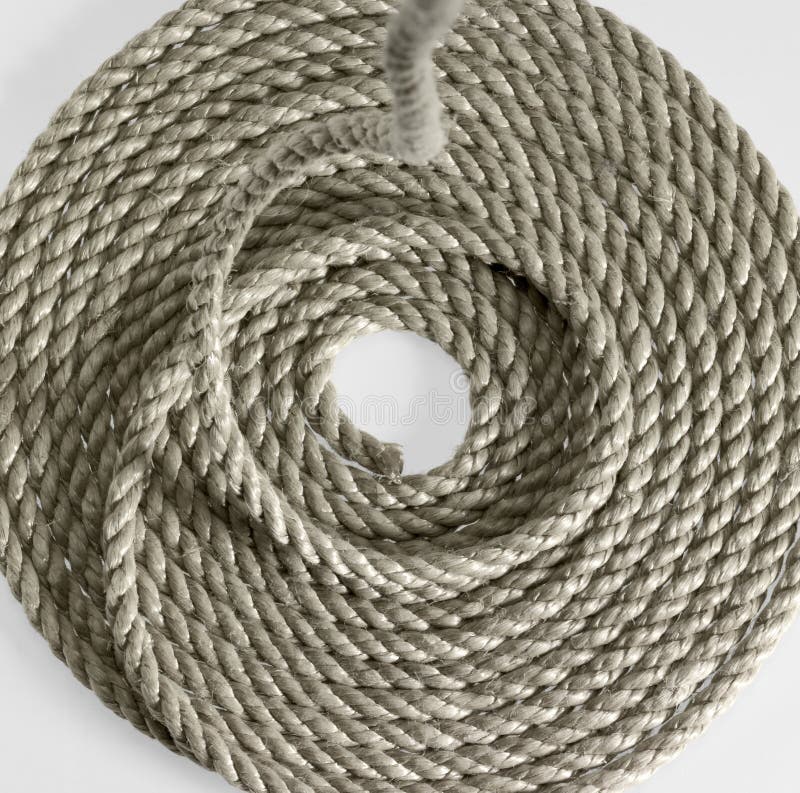 Rolled rope stock image. Image of equipment, simplicity - 35574197