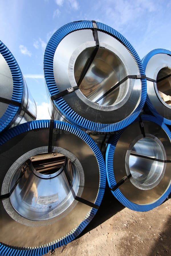 Rolled steel stock photo. Image of construction, metallurgy - 23197830