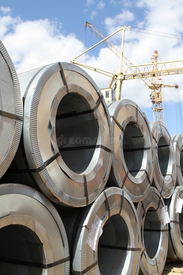 Rolled steel stock photo. Image of painted, rolled, metal - 26462272