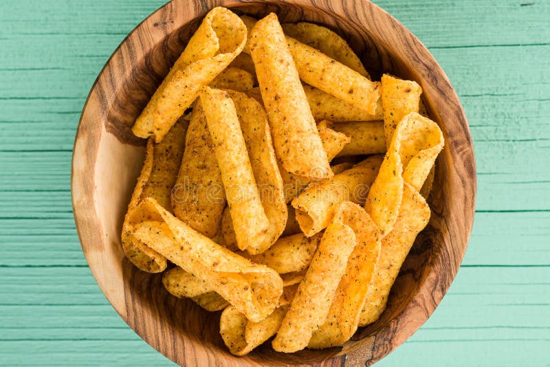 Rolled tortilla chips stock image. Image of fast, rolled - 148460713