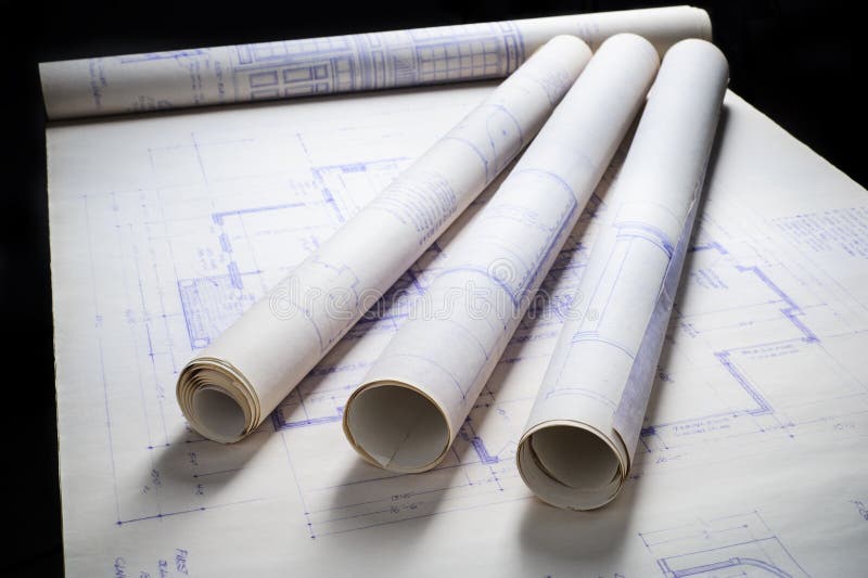 114 Rolled Up House Plans House Stock Photos - Free & Royalty-Free ...