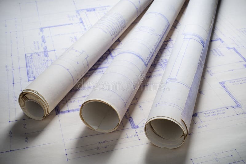 776 Rolled Technical Blueprints Stock Photos - Free & Royalty-Free ...