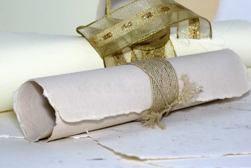 Rolled up letters stock photo. Image of sheet, anniversary - 6073060