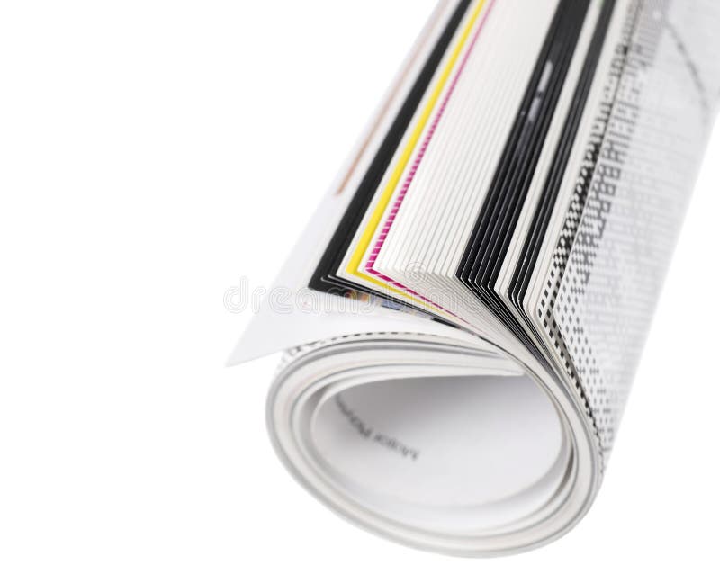Magazine roll up stock image. Image of focus, communication - 107666845