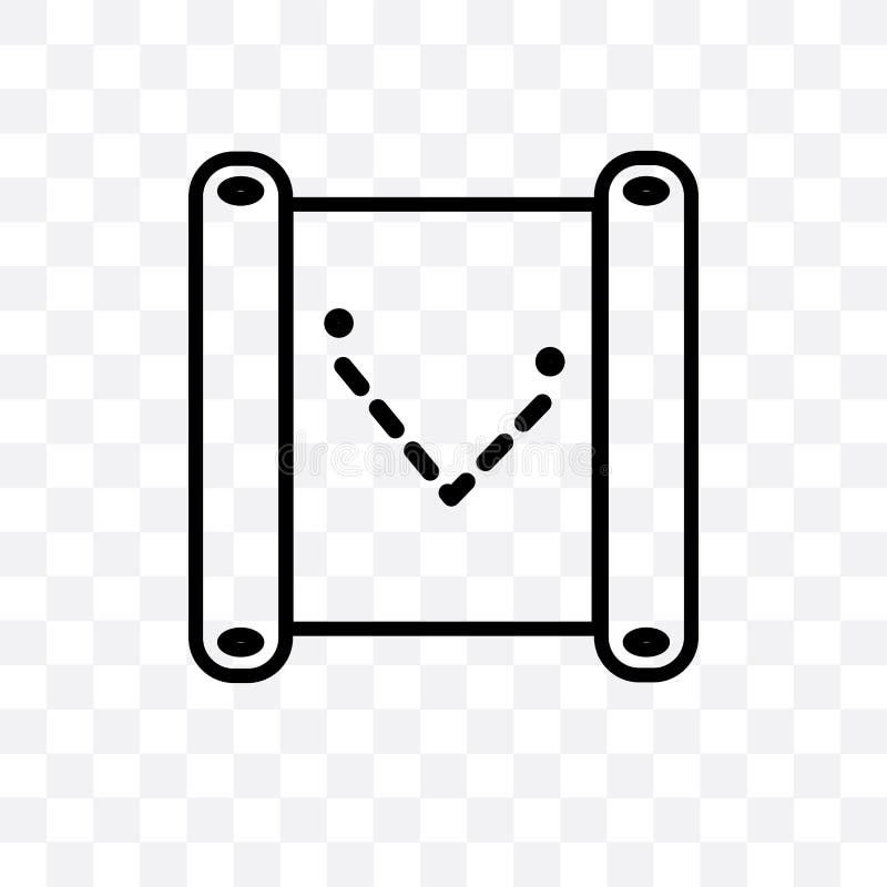 Rolled Up Map Transparent Icon. Rolled Up Map Symbol Design from Stock ...