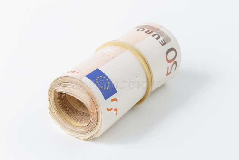 102 Rolled Up Money 50 Euro Banknote Stock Photos - Free & Royalty-Free ...