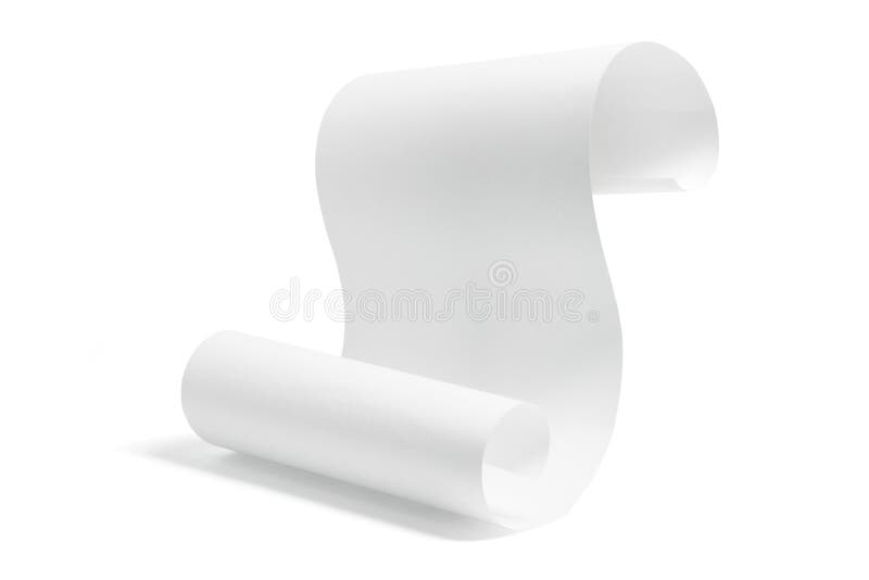 Rolled Up Paper stock image. Image of circle, texture - 13154019