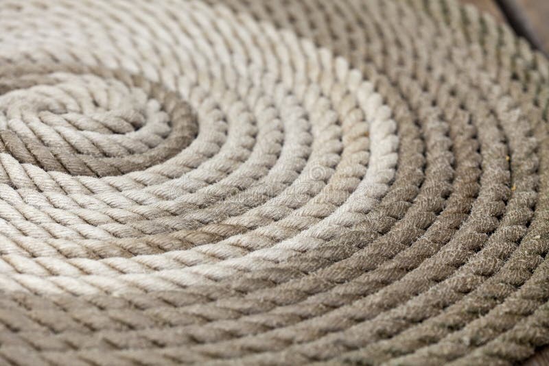 Rolled Up Ship Rope stock photo. Image of maritime, tidy - 133614546