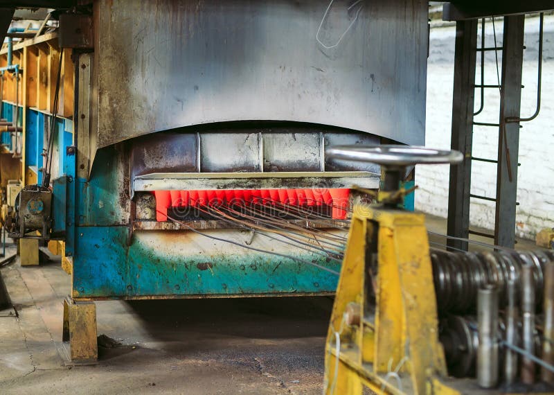 Wire production plant stock photo. Image of production - 159183300