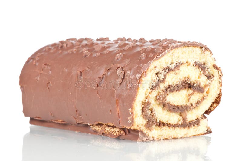 Rollenkuchen stockbild. Bild von schokolade, strudel - 29344495