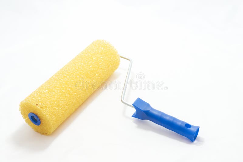 Paint Roller stock image. Image of working, improvement - 2227231