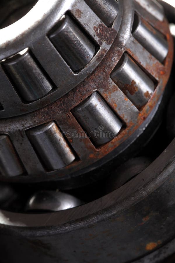 Roller bearing macro stock image. Image of obsolete, engineer - 56972849