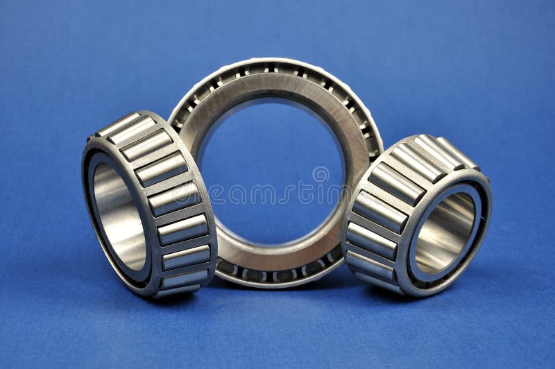 Roller Bearings on the Background of Drawings. Stock Image - Image of ...