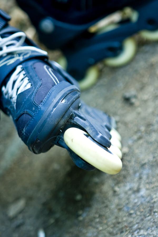 Roller blade stock photo. Image of ground, inline, boots - 5739198