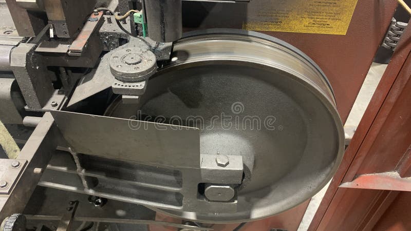 Roller for Blade Cutting, Machine Splitting for Industry Stock Photo ...