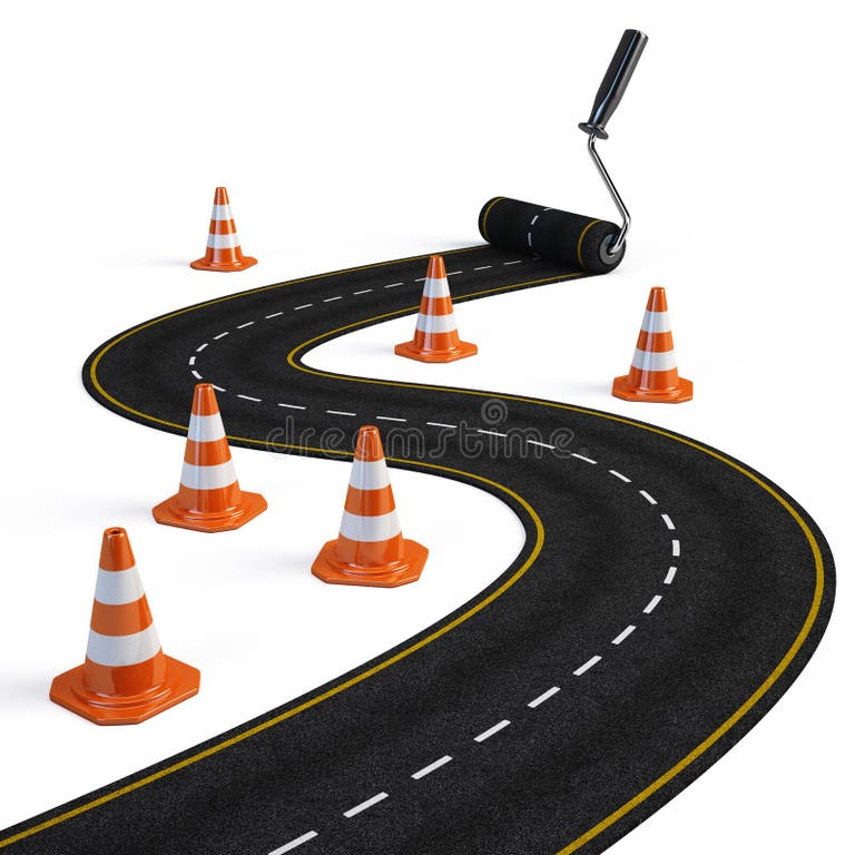 Long Road Painting Stock Illustrations – 633 Long Road Painting Stock ...