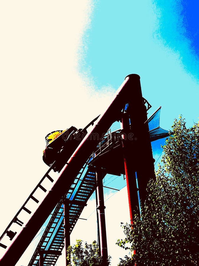 Roller coaster stock image. Image of roller, leisure - 116122917