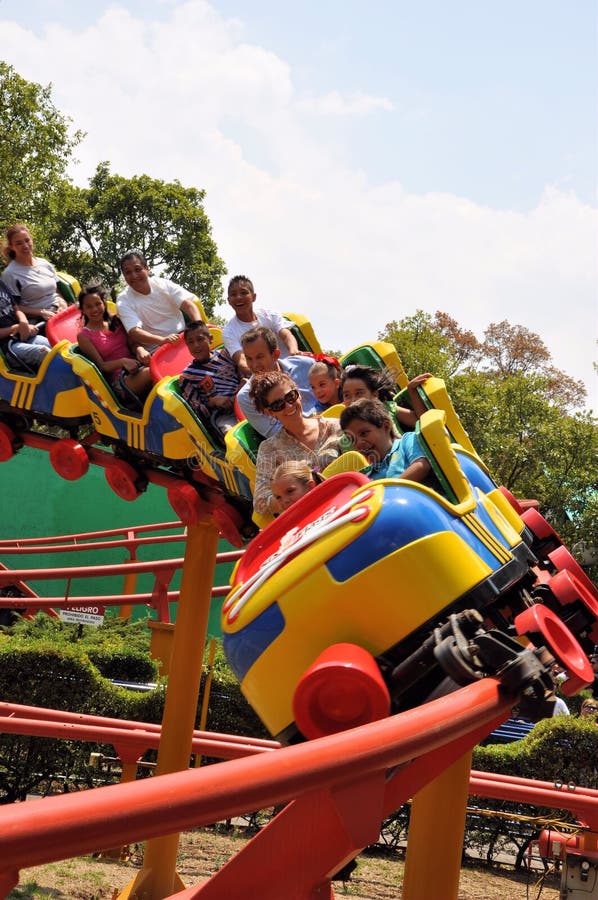 Roller Coaster editorial stock image. Image of kids, adults - 19762619