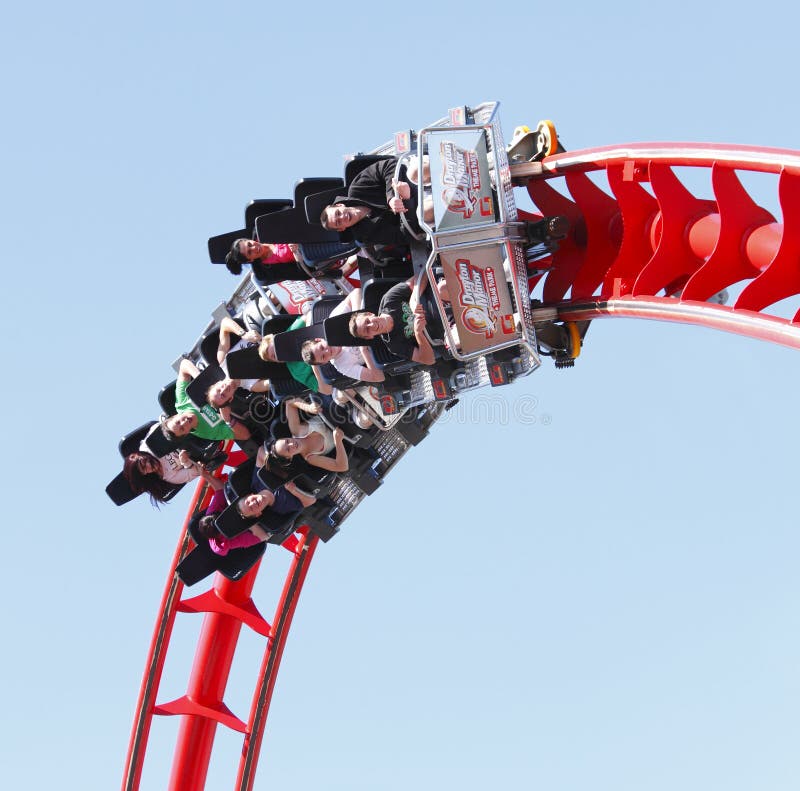 Roller coaster editorial stock image. Image of fair, drayton - 19790624