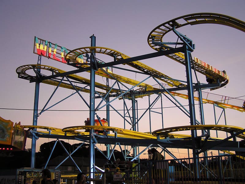 Roller Coaster 2 stock photo. Image of fast, rollercoaster - 470098