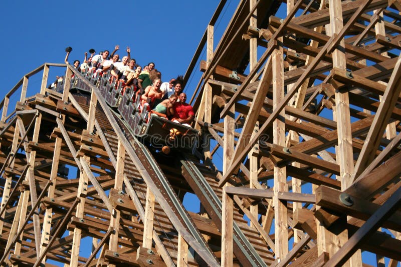 Roller Coaster editorial photography. Image of play, carnival - 20098177