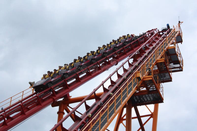 Roller coaster editorial image. Image of speed, reverse - 20960580