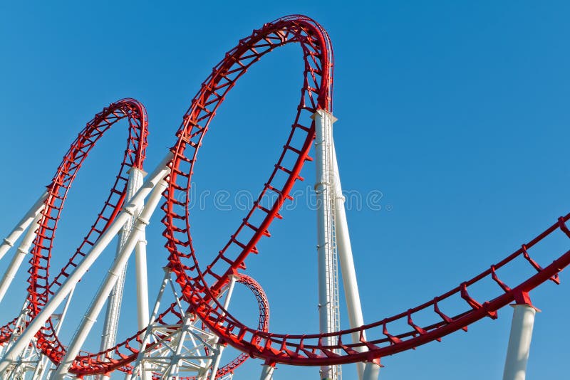1,950 Red Roller Coaster Stock Photos - Free & Royalty-Free Stock ...