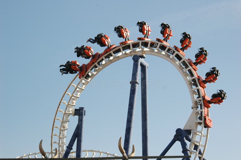 Roller coaster stock photo. Image of entertainment, sick - 531630