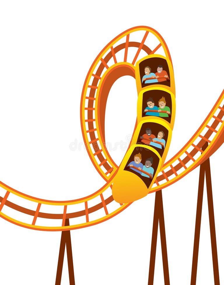 Roller Coaster Stock Illustrations – 9,926 Roller Coaster Stock ...