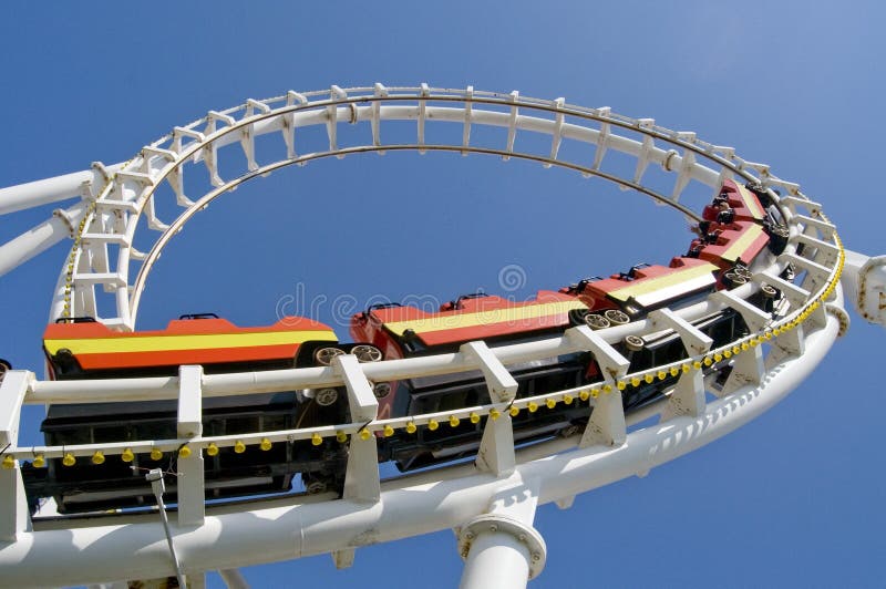Roller coaster stock photo. Image of roller, leisure, coaster - 9982258