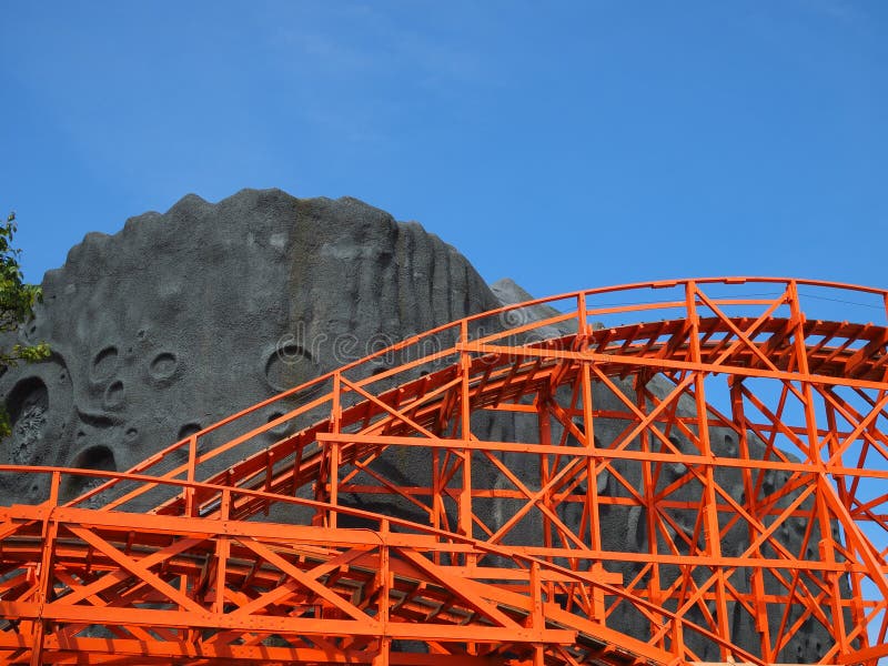 Roller Coaster stock photo. Image of lancashire, structure - 55322810